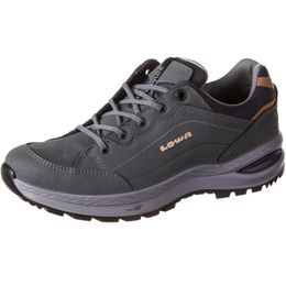 Lowa Renegade Evo Ll Low Wanderschuhe Damen - grau - Gr. 42 - Nubukleder