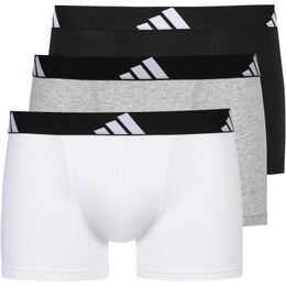 Adidas Trunk 3pk Unterhose Herren, Gr&ouml;&szlig;e: M