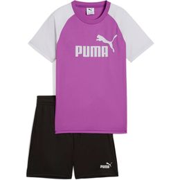Puma Essentials No.1 Logo Trainingsanzug Kinder - lila - Gr. 176 - Polyester