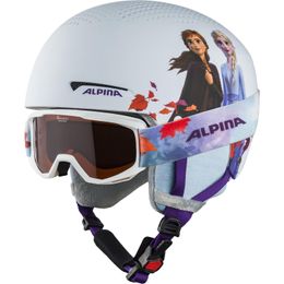 Alpina Zupo Disney Set Helm Kinder - grau - Gr. 48-52