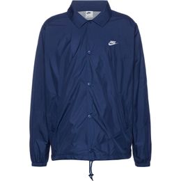 Nike Club Coaches Kurzjacke Herren - blau - Gr. XL - Polyester