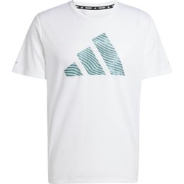 Adidas adi365 Funktionsshirt Herren - wei&szlig; - Gr. L - Polyester
