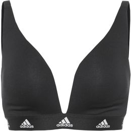 Adidas Smart Cotton Solid Bh Damen, schwarz, Gr&ouml;&szlig;e: 36 / A