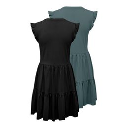 Only Kleid 'ONLMAY' Damen Gr&ouml;&szlig;e 42 gr&uuml;n / schwarz Winterkleid