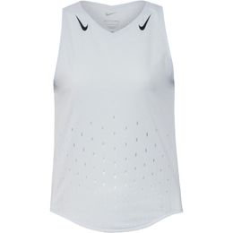 Nike Aeroswift Funktionstank Damen - grau - Gr. L - Polyester