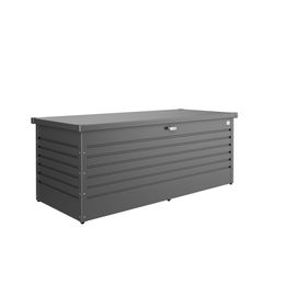 BioHort Aufbewahrungsbox 'FreizeitBox 180' dunkelgrau metallic 181 x 79 x 71 cm
