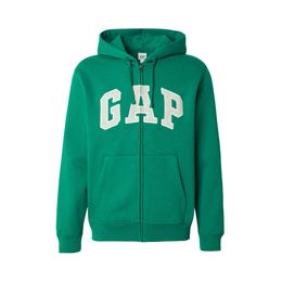 GAP Sweatjacke 'HERITAGE' Herren Gr&ouml;&szlig;e S gr&uuml;n / wei&szlig;