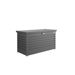 BioHort Aufbewahrungsbox 'FreizeitBox 130' dunkelgrau metallic 134 x 62 x 71 cm