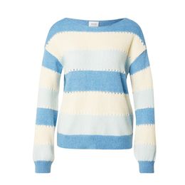 Vila Pullover Damen Gr&ouml;&szlig;e L creme / himmelblau / hellblau