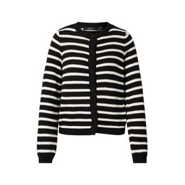 V&eacute;ro Moda Vero Moda Strickjacke 'VMGORGEOUS' Damen Gr&ouml;&szlig;e XS schwarz / wei&szlig;