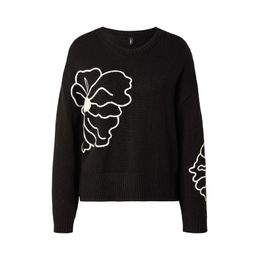Only Pullover 'ONLPETRA' Damen Gr&ouml;&szlig;e XL schwarz / wei&szlig;