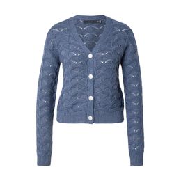 V&eacute;ro Moda VERO MODA Knit Cardigan 'VMINDIGO' female size XS Blue denim