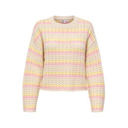 ONLY Sweater 'ONLAsa' female size L Beige / Light yellow / Rose