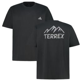 Gro&szlig;e Gr&ouml;&szlig;en Adidas T-Shirt "Terrex Mountain" Farbe schwarz Gr&ouml;&szlig;e: 3XL