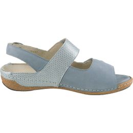 Waldl&auml;ufer Waldl&auml;ufer Damen Sandalette mit Luftposter-Laufsohle, bleu, Gr&ouml;&szlig;e 7,5