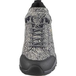 Waldl&auml;ufer Waldl&auml;ufer Damen Schn&uuml;rschuh wind- und wasserabweisend, schwarz-gemustert, Gr&ouml;&szlig;e 4,5