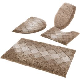 Hagemann unisex Badematte beige, Gr&ouml;&szlig;e 8 - Deckelbezug