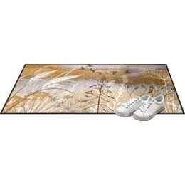 wash+dry by Kleen-Tex Fu&szlig;matte, natur-grau, Gr&ouml;&szlig;e 60x180 cm - L&auml;ufer