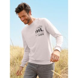 Catamaran Herren Sweatshirt mit B&uuml;ndchenabschl&uuml;ssen, hellgrau, Gr&ouml;&szlig;e 44/46