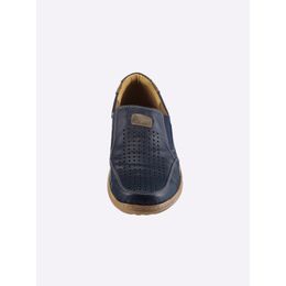 airsoft comfort+ Herren Slipper mit Perforation, marine, Gr&ouml;&szlig;e 40