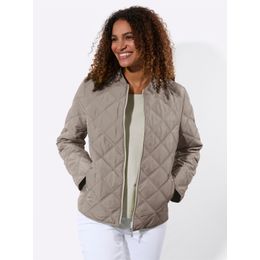 WITT Damen Steppjacke, taupe, Gr&ouml;&szlig;e 38