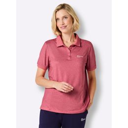 Catamaran Sports Damen Funktionsshirt mit Seitenschlitzen, grapefruit-meliert, Gr&ouml;&szlig;e 36/38