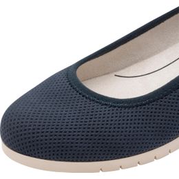 Jana Damen Ballerina mit Keilabsatz, dunkelblau, Gr&ouml;&szlig;e 37