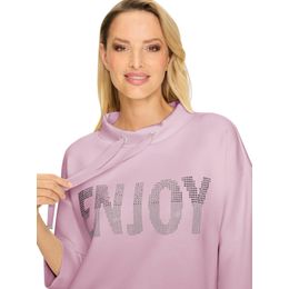 Heine Witt Damen Sweatshirt, ros&eacute;, Gr&ouml;&szlig;e 40