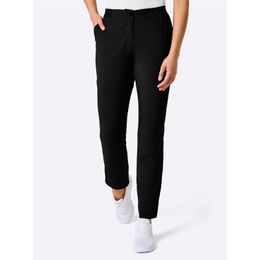 Catamaran Sports Damen Trekkinghose mit Leistentaschen hinten, schwarz, Gr&ouml;&szlig;e 44