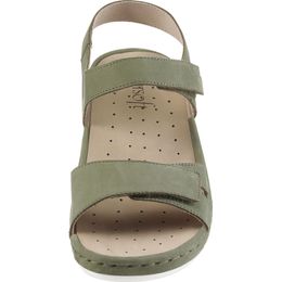 airsoft comfort+ Damen Sandale mit Klettverschl&uuml;ssen, salbei, Gr&ouml;&szlig;e 38
