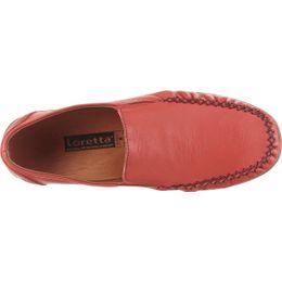 Loretta Damen Slipper mit Gummizug, rot, Gr&ouml;&szlig;e 38