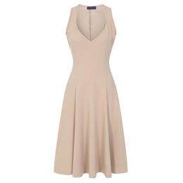 HotSquash Kleid Damen Gr&ouml;&szlig;e 46 hellbeige