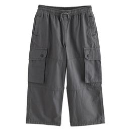 next Superweite Cargohose aus 100 % Baumwolle Regular Fit Jungen Gr&ouml;&szlig;e 134 grau