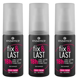 Essence Kinder Fixierspray "fix & LAST 18h LONG-LASTING MAKE-UP FIXING SPRAY", 150ml, beige, Teint-Kosmetika, H&auml;lt das Make-up bis zu 18 Stunden mit