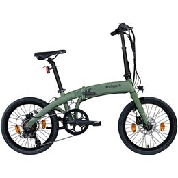Tretwerk E-Bike "Akimbo Plus", 32cm, 20 Zoll (50,80cm), gr&uuml;n, Elektrofahrr&auml;der, Pedelec, Elektrofahrrad f&uuml;r Damen und Herren