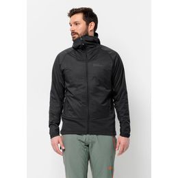 Jack Wolfskin Herren Funktionsjacke "ALPSPITZE INS HYBRID M", schwarz, Gr. XXL, 1. OBERSTOFF 100% POLYAMID 1.KONTRAST: 93% POLYESTER, 7% ELASTHAN
