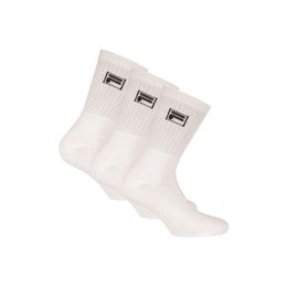 Fila Herren Kurzsocken "Socken 3er Pack", Gr. 43, wei&szlig;, Obermaterial: 70% Baumwolle CO. 29% Polyester PES. 1% Elasthan EL., Socken