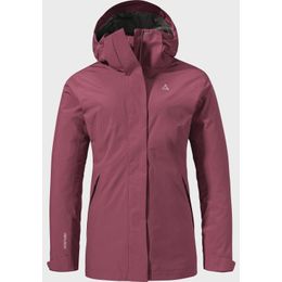 Sch&ouml;ffel SCH&Ouml;FFEL Damen Doppeljacke "Hiking 3in1 Jacket Style Tamina WMS", pink, Gr. 34, Aussenjacke Oberstoff: Aussenseite: 100% Polyester; (Membran: