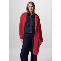Damen Longstrickjacke, rot, Gr. 42, STREET ONE STUDIO, unifarben, Stoff, 74% Polyamid, 26% Baumwolle, Strickjacken, mit Federgarn