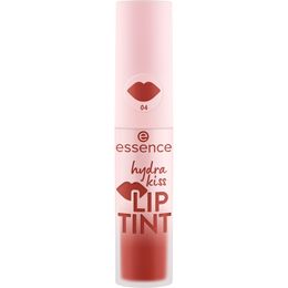Essence Damen Lippenstift "hydra kiss LIP TINT", rot, Lippen-Kosmetika, 3-tlg., hohe Deckkraft, hochgl&auml;nzend, langanhaltend