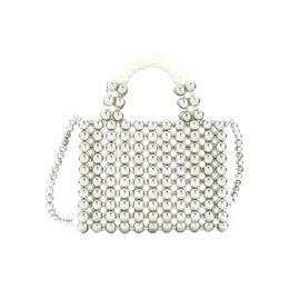 Koosh Handtasche Damen Gr&ouml;&szlig;e One Size silber / perlwei&szlig;