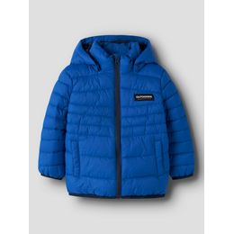 name it Jungen Outdoorjacke "NMMMARBLE JACKET PB", blau, Gr. 104, unifarben, Web, Obermaterial: 100% Nylon, Jacken