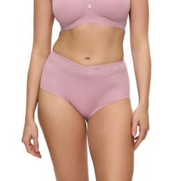 Triumph Damen Shapingslip "True Shape Sensation T", Gr. 42, rosa, Jersey, Obermaterial: 56% Polyamid, 44% Elasthan, Mesh, unifarben, Unterhosen,