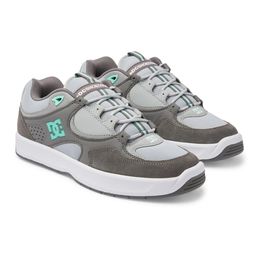 DC Shoes Herren Skateschuh "Kalynx Zero", Gr. 8,5, grau, Obermaterial: Leder (Kuh) / Futter: Textil / Au&szlig;ensohle: Gummi, Schuhe