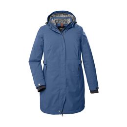 STOY Damen Parka "STW 11 WMN PRK", blau, Gr. 44, Obermaterial: 100% Polyester;Futter: 100% Polyester;F&uuml;llung: 100% Polyester, Jacken, Wasserdichter,