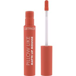 Catrice Damen Lippenstift "Pillow Like Matte Lip Mousse"whip it good, Lippen-Kosmetika, Zarter Orangeton mit einem matten Finish, leichte