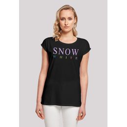 F4NT4STIC Damen T-Shirt "Disney Boys Snow White Schneewittchen Graphic", schwarz, Gr. XS, Obermaterial: 100% Baumwolle, Shirts, Print