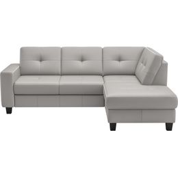 Ecksofa OTTO HOME, B:226cm H:91cm T:170cmlight grau, Wohnzimmer, Sofas, "Varese", wahlweise mit Schlaffunktion und Bettkasten