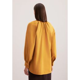 Seidensticker Damen Klassische Bluse "Schwarze Rose", gelb, Gr. 40, unifarben, 65% Baumwolle, 35% Leinen, Blusen, Tunika Uni