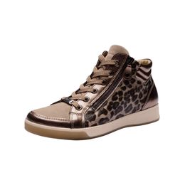 Ara Damen Sneaker "Ara Sneaker Glattleder", Gr. 41leopard, Glattleder, Schuhe